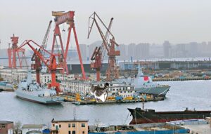 China launches two more Type 052DL destroyers in Dalian - Naval News